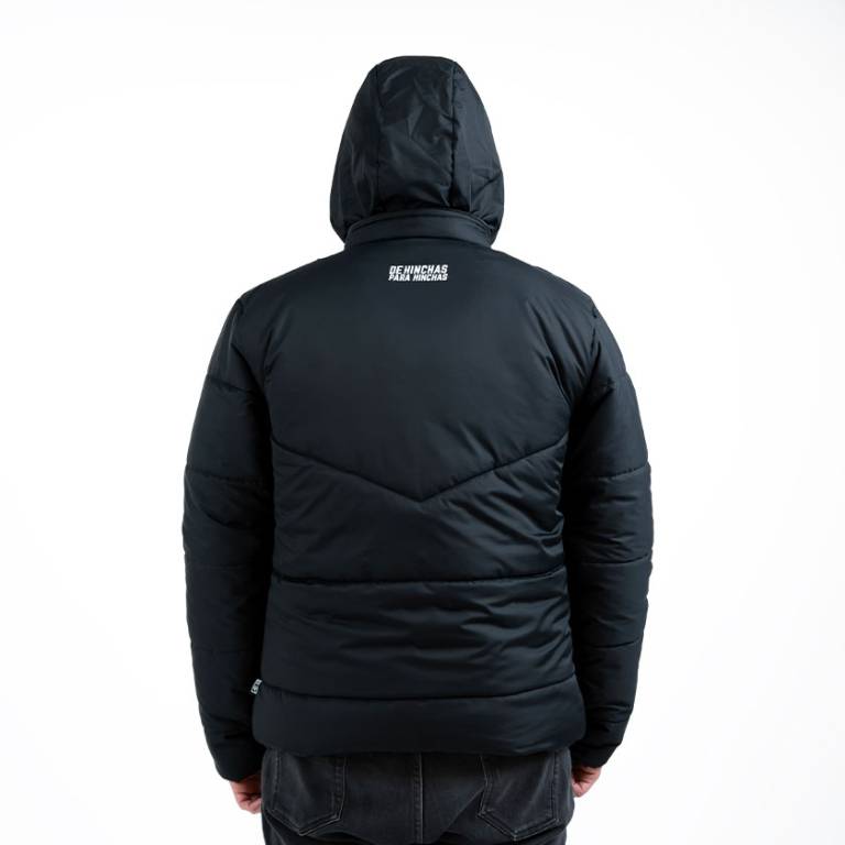 Chompa plumón negra – DE LIGA SOY